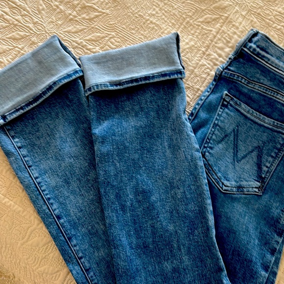 MOTHER | Jeans | Mother Blue Straight Leg Jeans | Poshmark